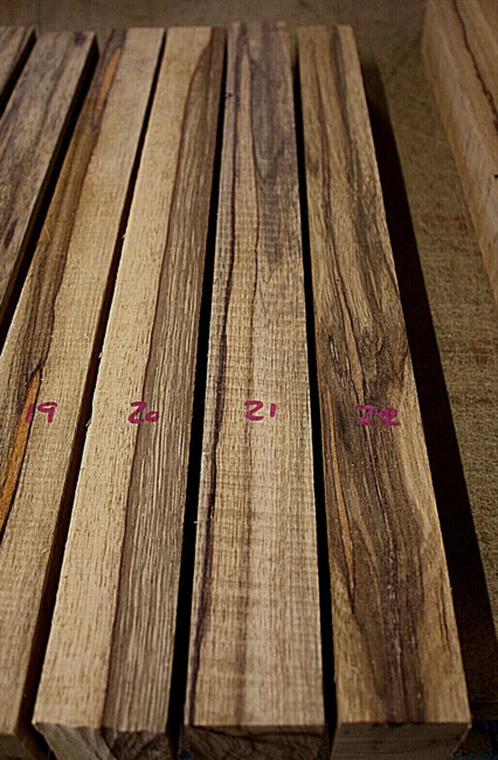 BLACK LIMBA Turning Blank Spindle 300-900 X 50 X 50mm Kiln-dried Grade ...