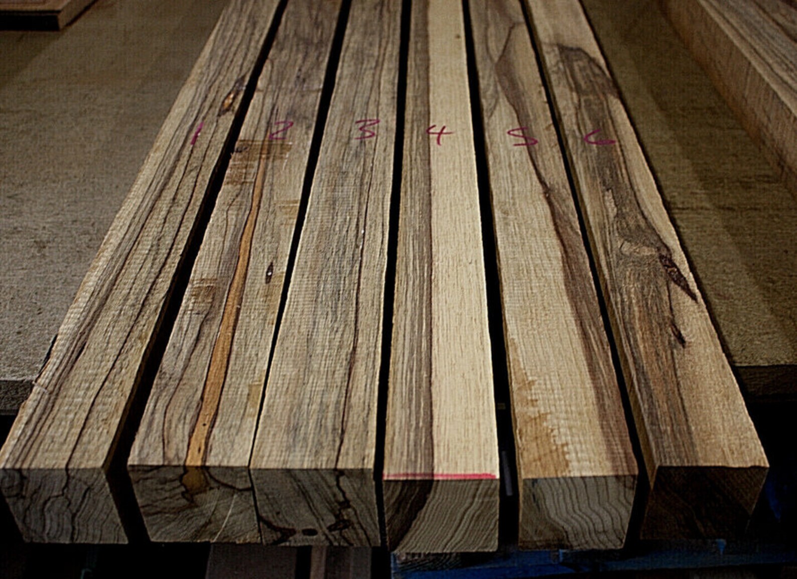 BLACK LIMBA Turning Blank Spindle 300-900 X 50 X 50mm Kiln-dried Grade ...