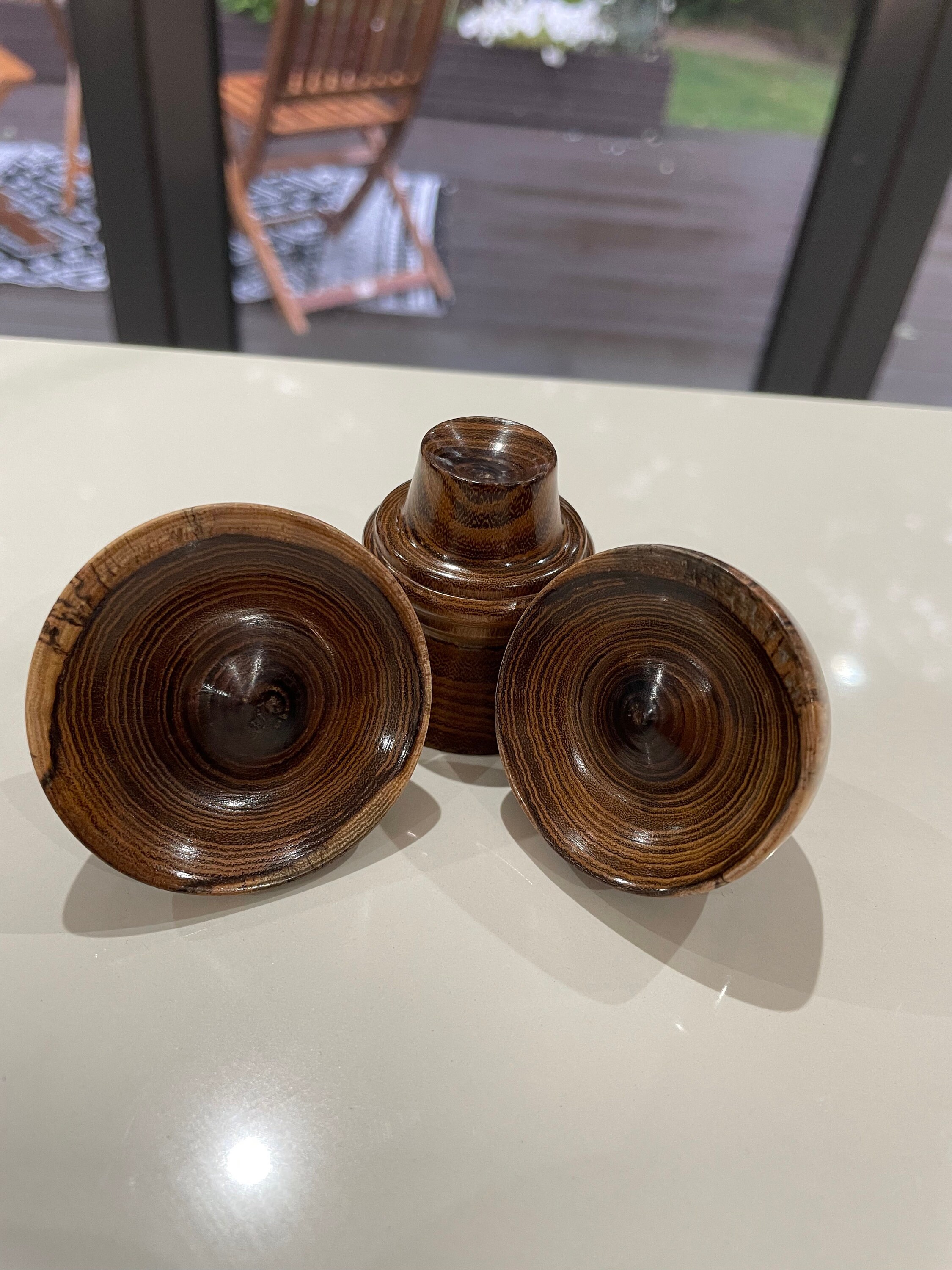 Handmade Wooden Tower Spinning Tops - Etsy