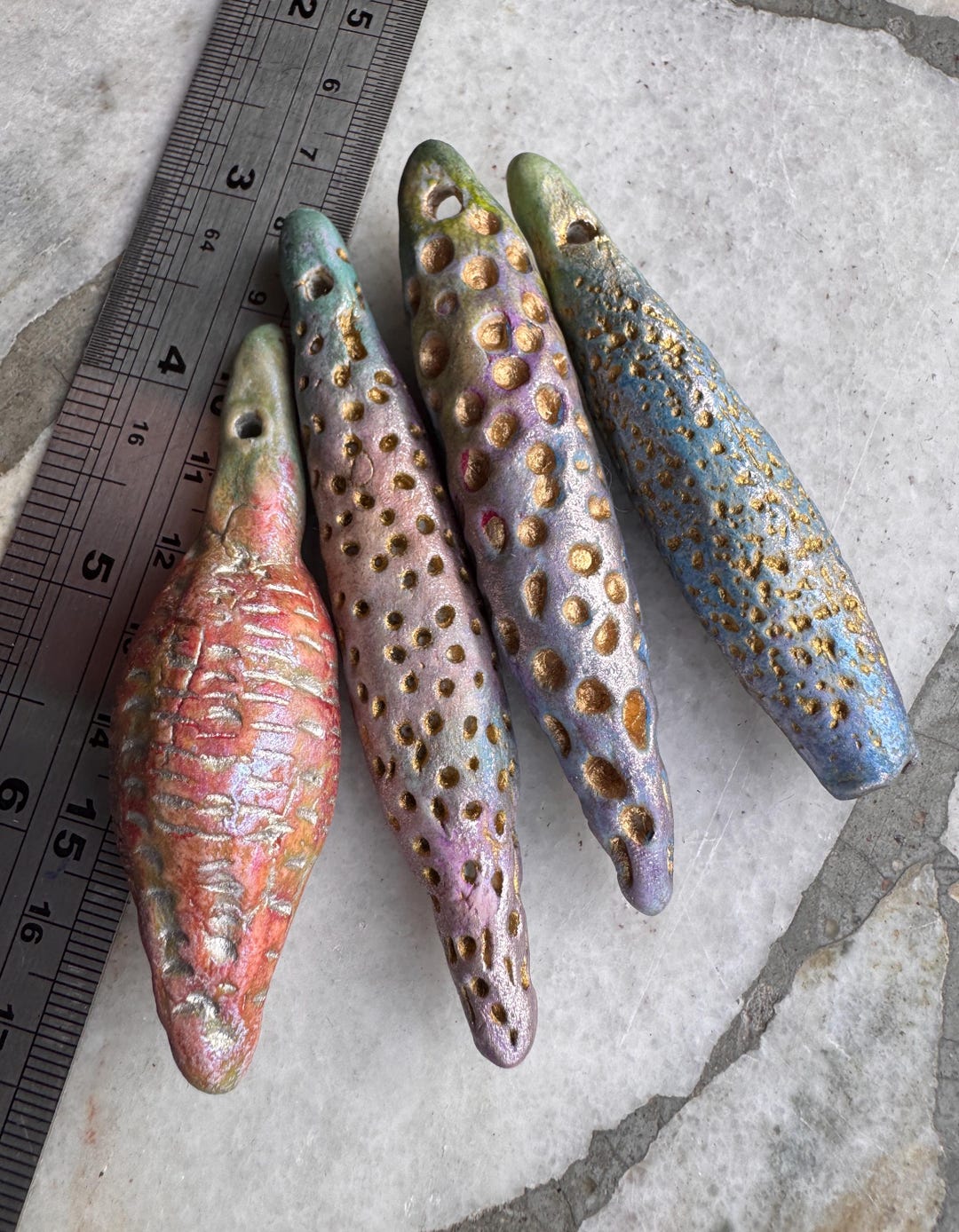 OOAK Big Porcelain Base Pendant Amulets. Ceramic Jewelry Components. - Etsy