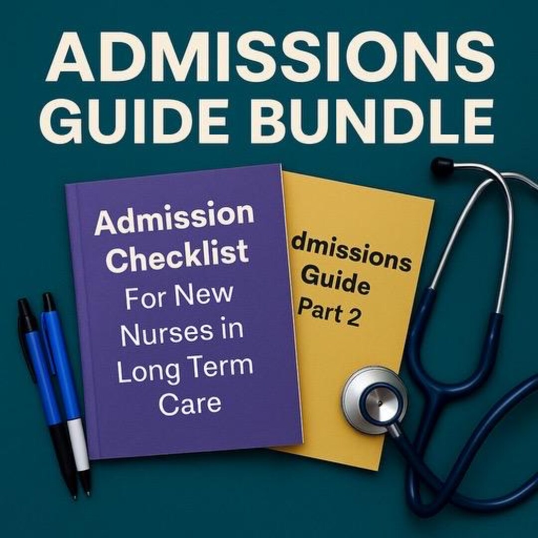 Admissions Guide Bundle for New Nurses in Long Term Care - Etsy