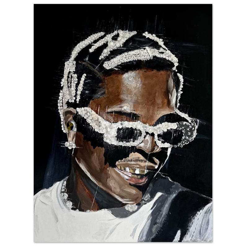 Asap Rocky, Premium Semi-glossy Paper Print - Etsy