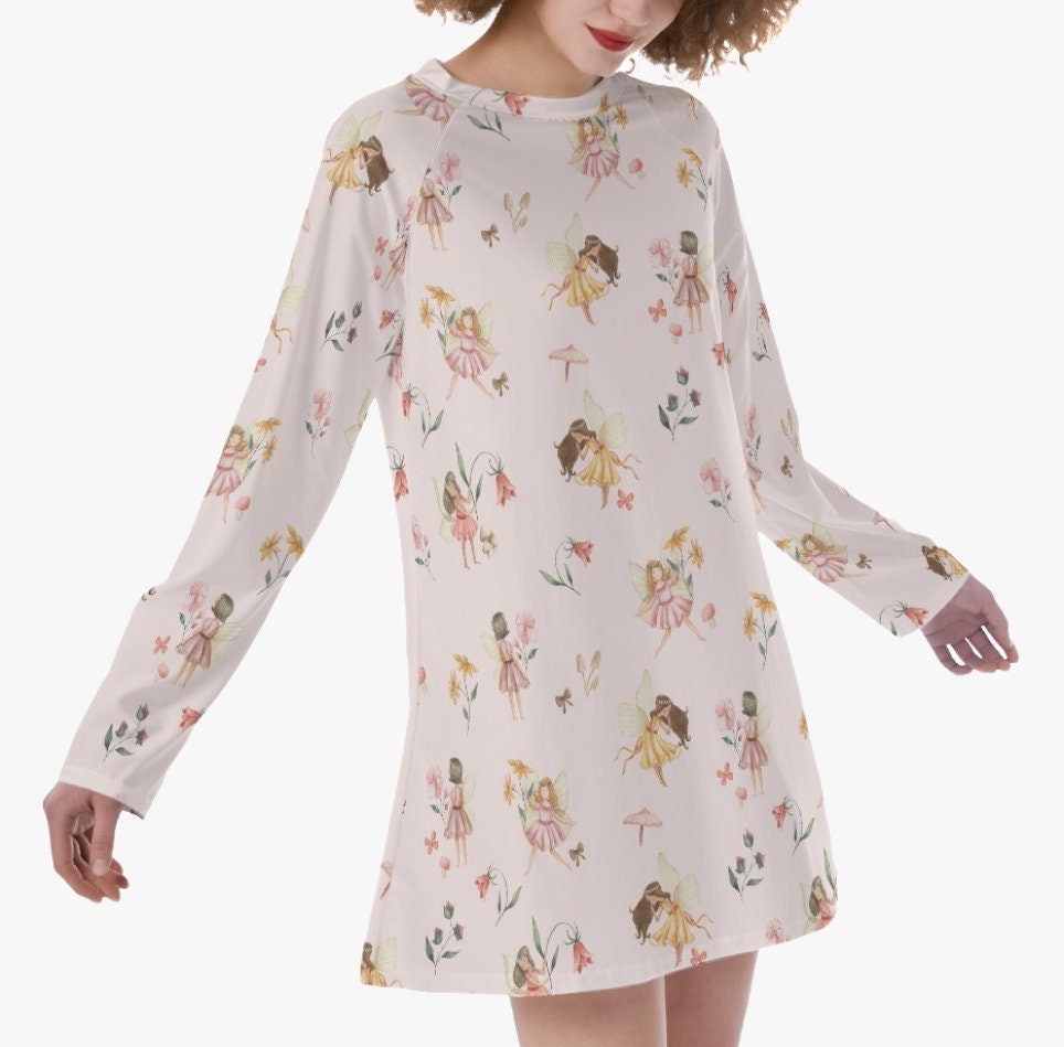 Age Regression Fairy Raglan Sleeve Dress Inner Child Pastel Faerie ...