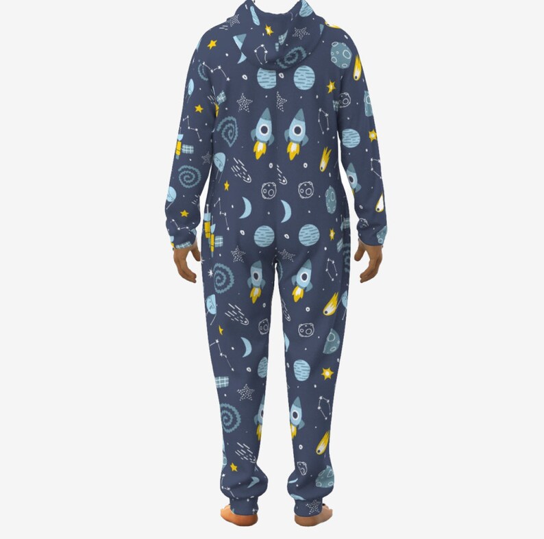 Space Rocket Age Regression Fleece Onesie Space Outer Space - Etsy