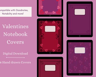 20 Digital Notebook Covers Goodnotes Notebook Covers 14 - Etsy