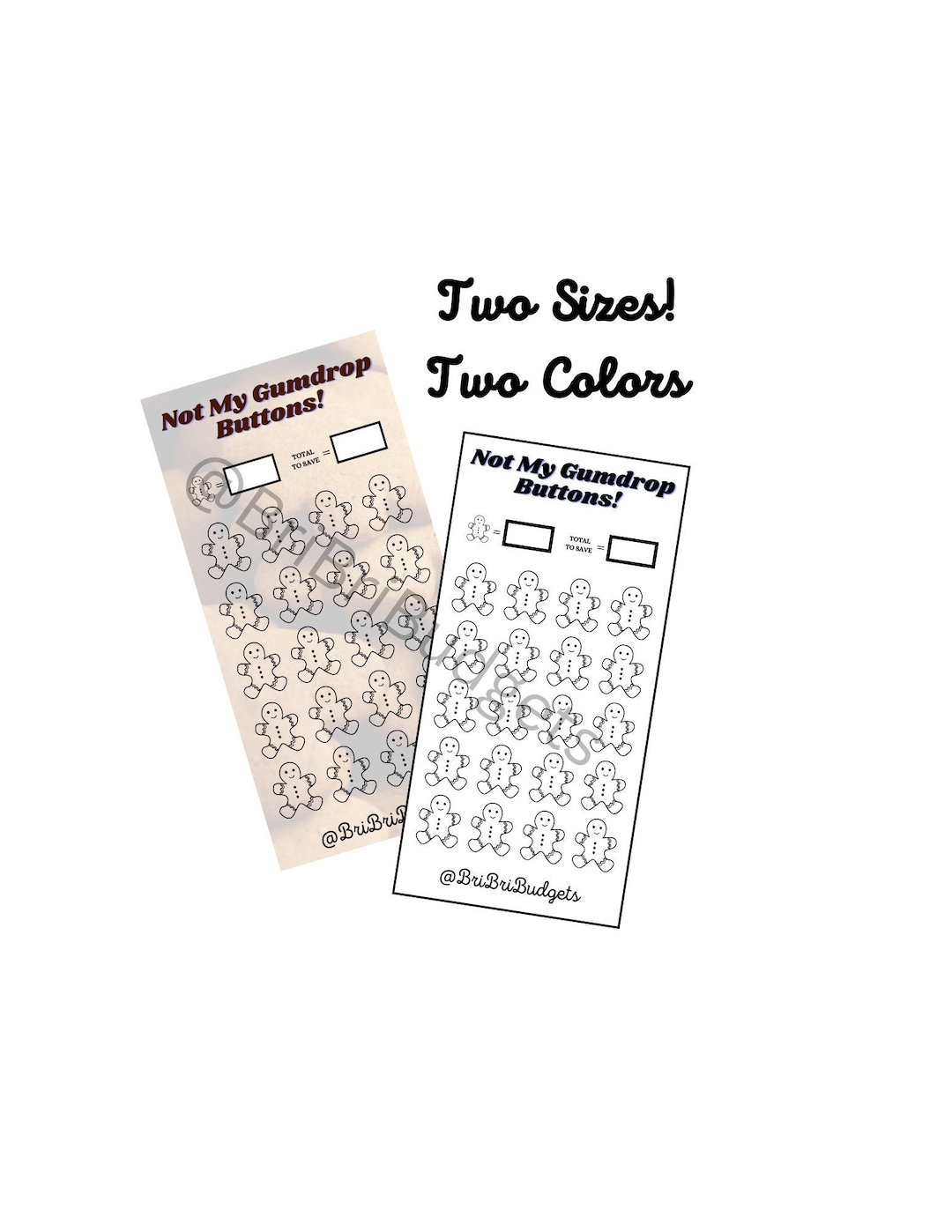 Not My Gumdrop Buttons! Savings Challenge (PRINTABLE) - Etsy