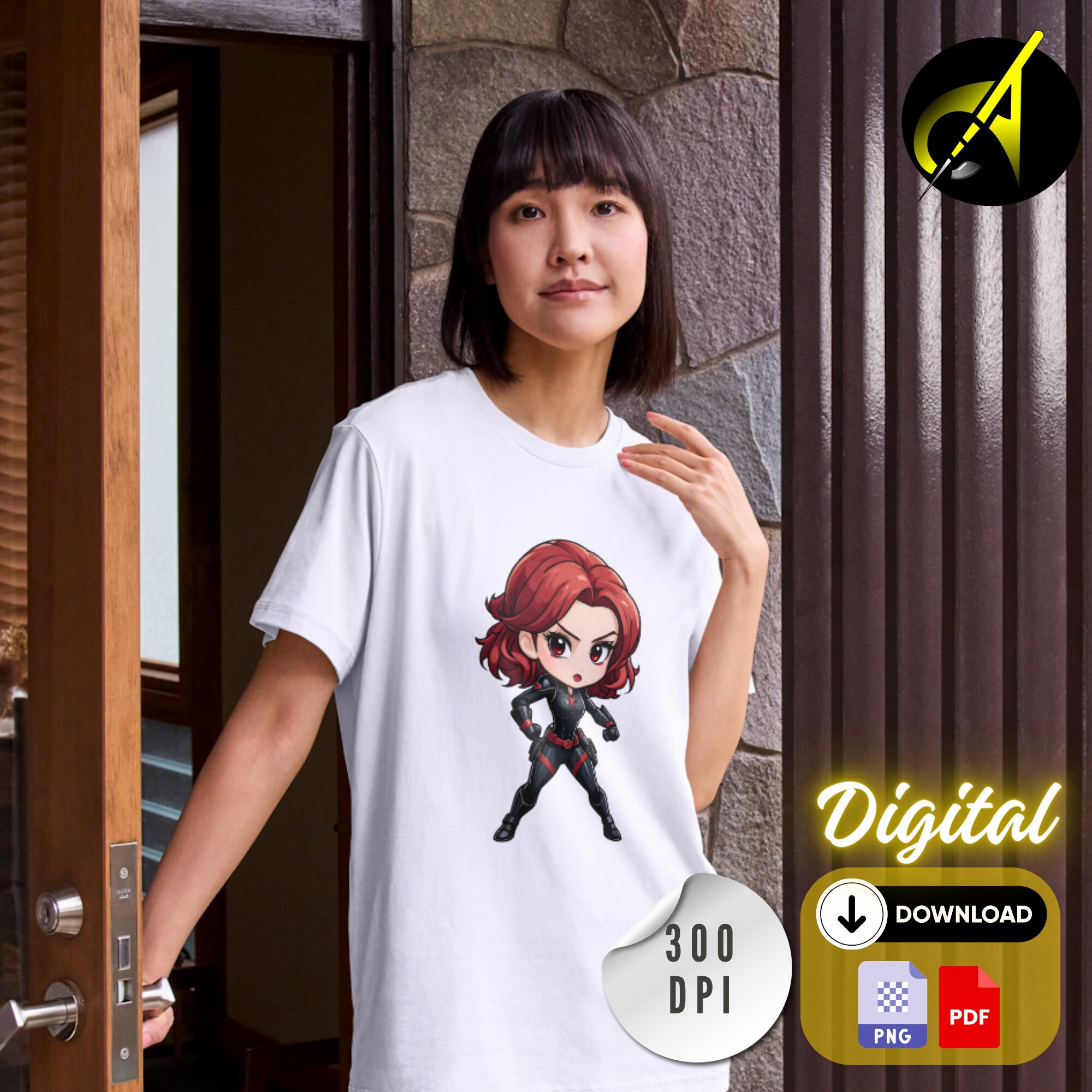 Chibi Marvel Avengers Digital Sticker Clipart Bundle Ironman Hulk ...