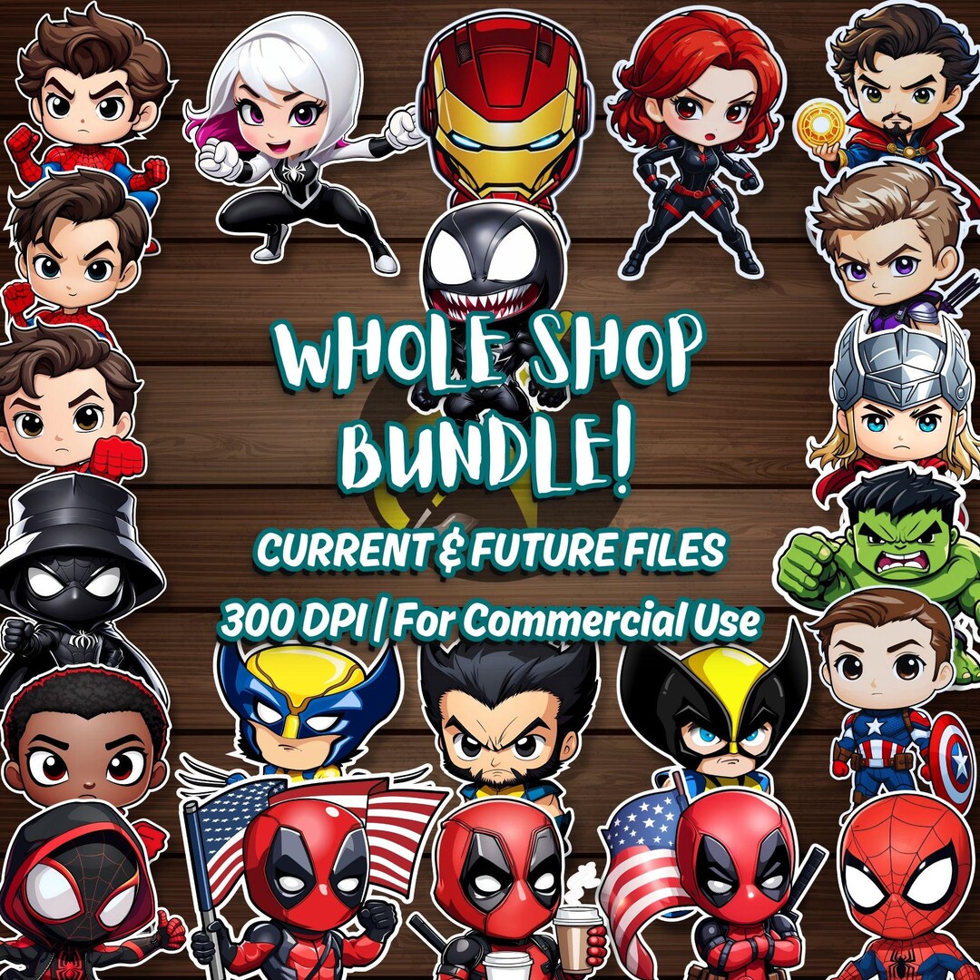 Whole Shop Svg Png Ultimate Mega Bundle Clip Art Access to All Current ...