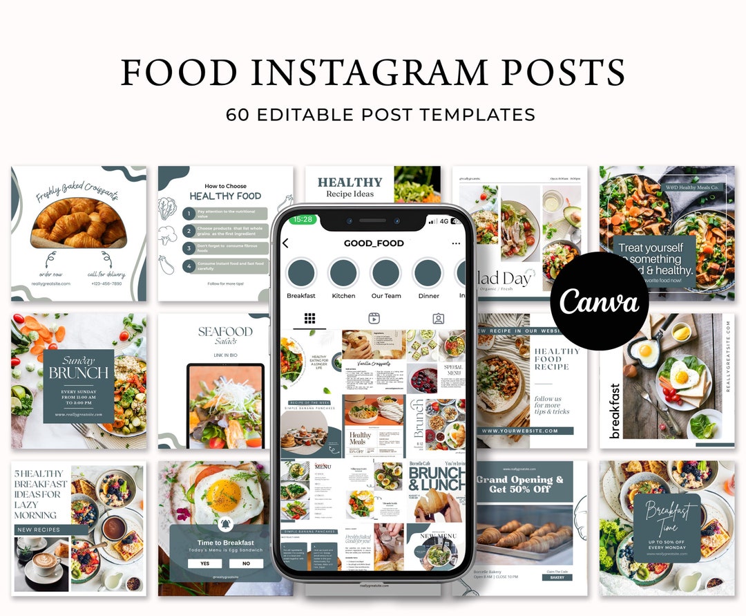 Food Instagram Posts | Healthy Eating Recipe Branding | Dietician ...