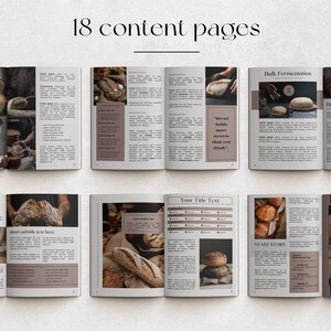Cookbook Template | Editable Recipe Book Template | Printable Recipe ...