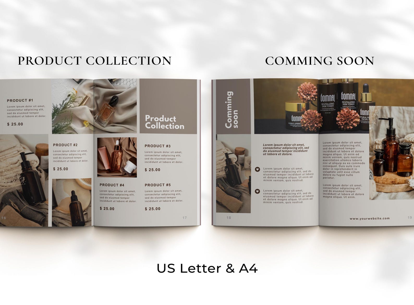Wholesale Line Sheet Template, Business Catalog Template, Selfcare ...