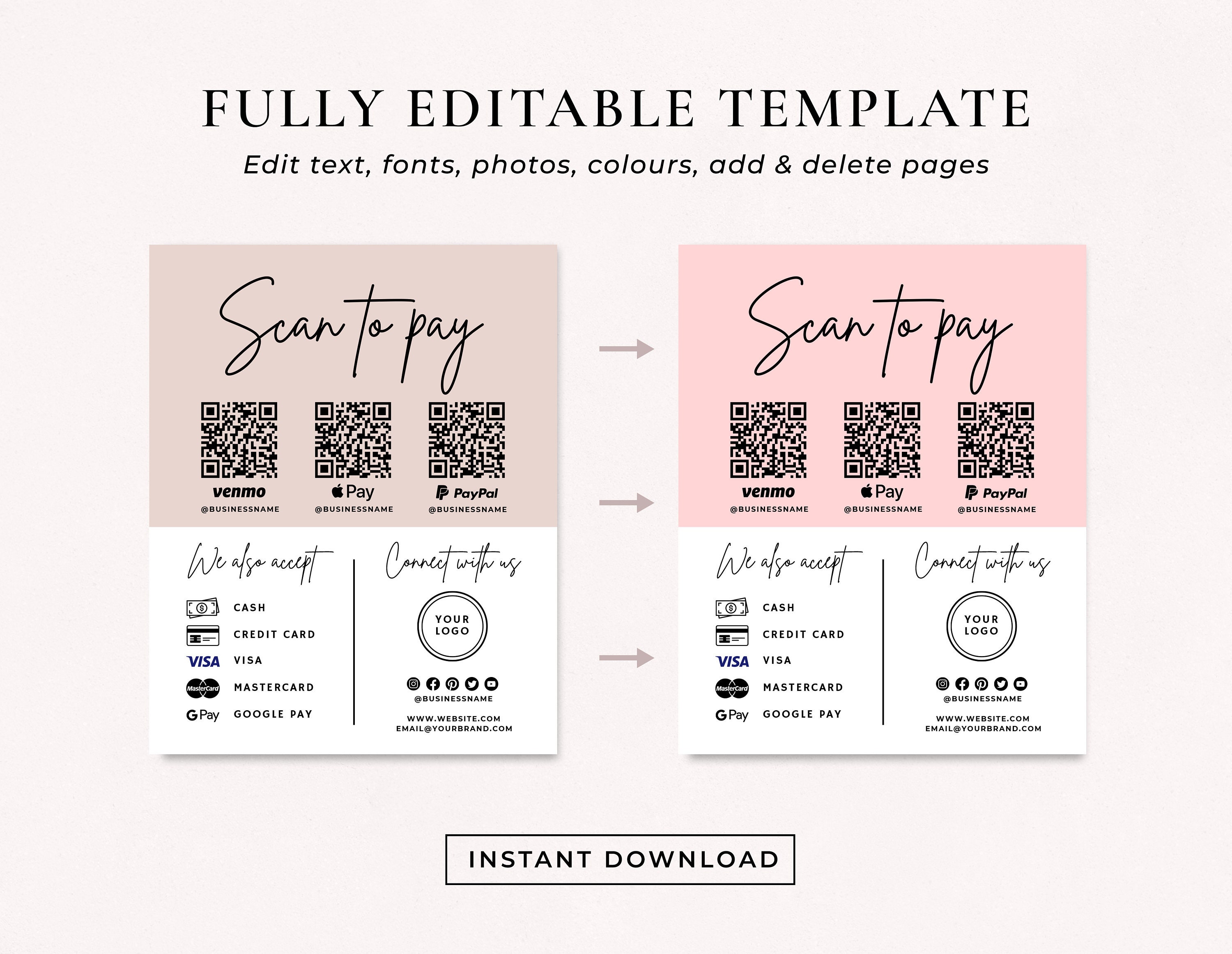 Small Business Branding Kit Bundle, Invoice Template, Order Form, Price ...