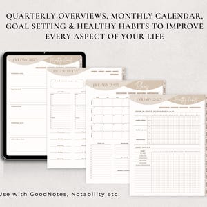 2025 Digital Planner iPad Planner Daily, Weekly & Monthly Planner 2025 ...