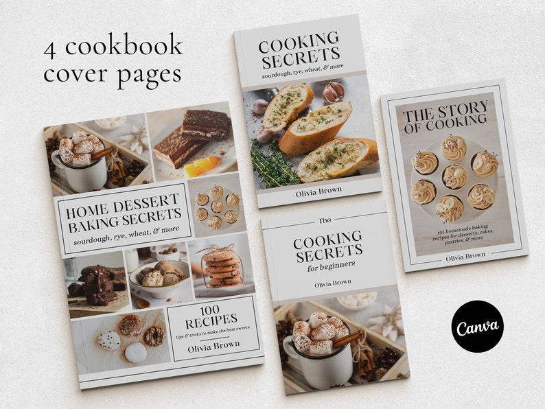 Cookbook Template | Editable Recipe Book Template | Printable Recipe ...