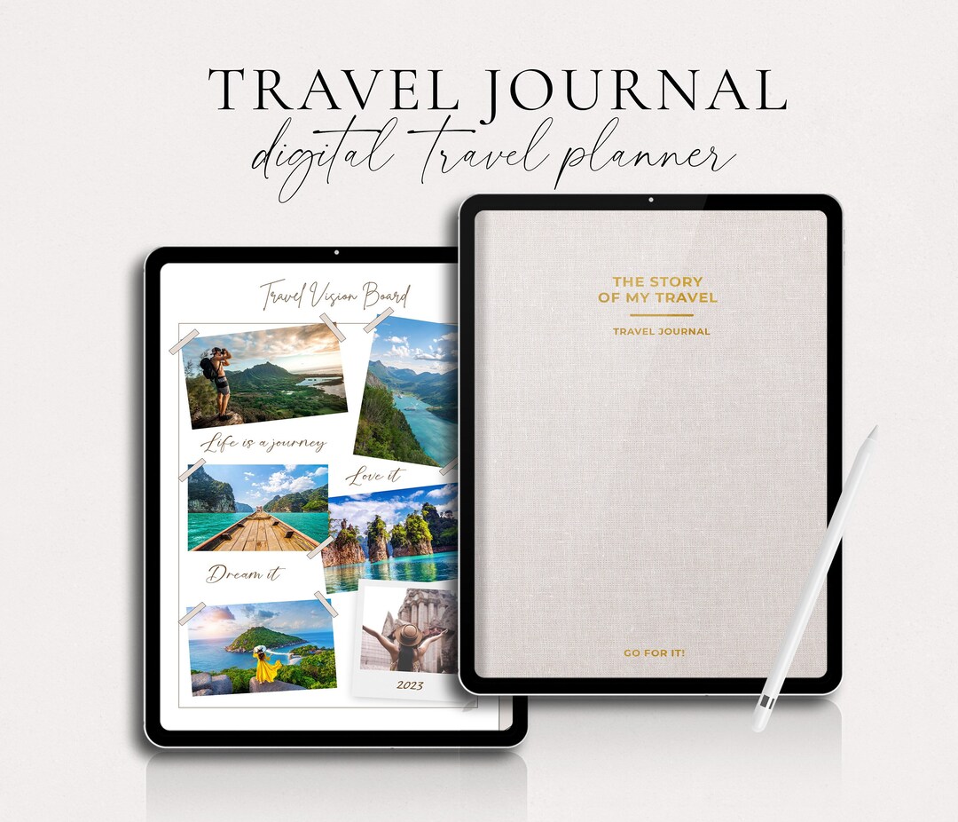 Digital Travel Planner, Goodnotes Travel Journal, iPad Travel Planner ...