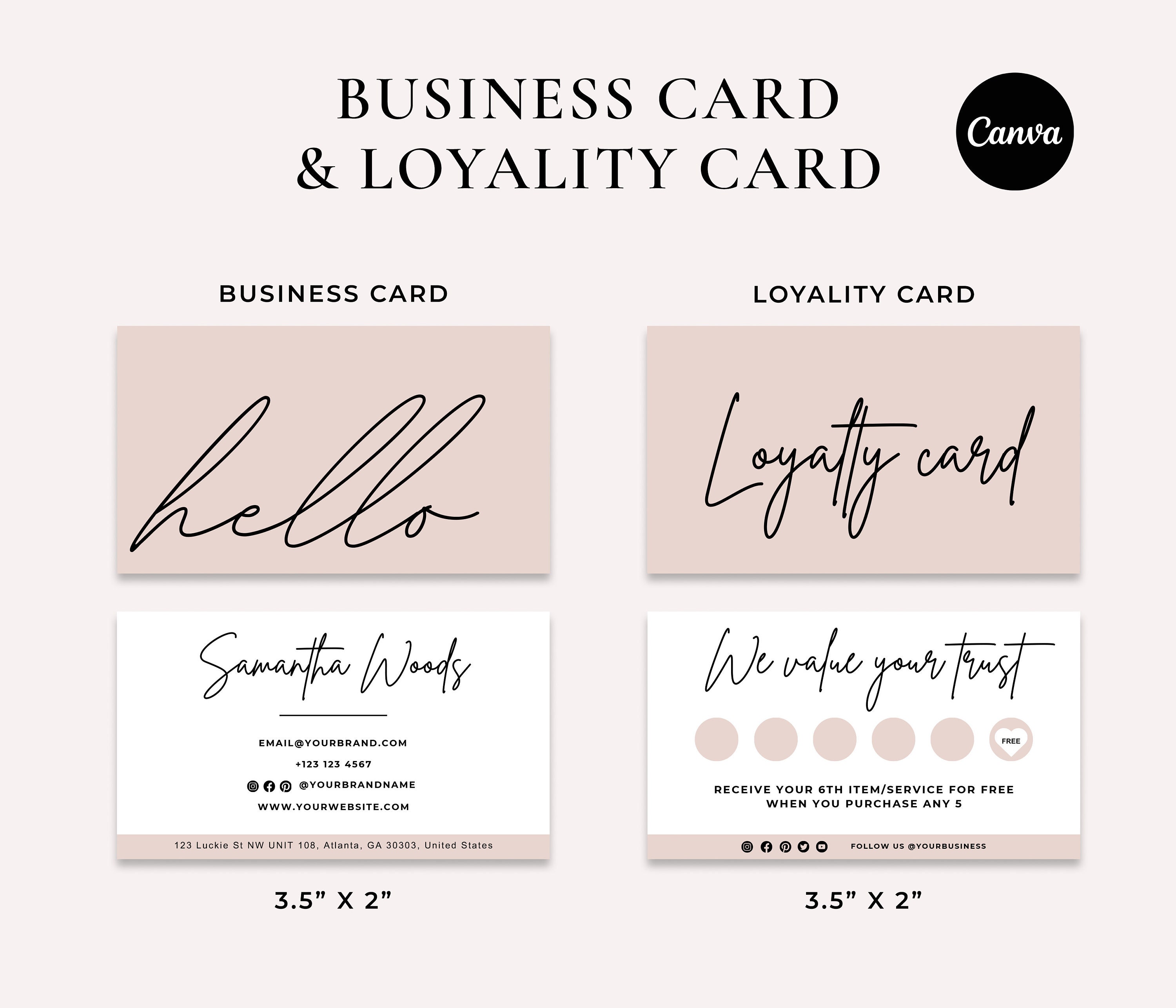 Small Business Branding Kit Bundle, Invoice Template, Order Form, Price ...