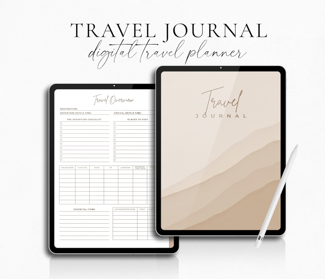 Digital Travel Journal | Travel Planner | Trip Planner, Vacation ...