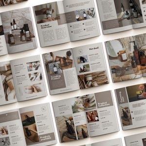 Wholesale Line Sheet Template, Business Catalog Template, Selfcare ...