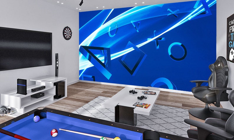 Epic Gaming Console Wallpaper Mural Custom Made Wallpaper - Etsy