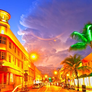 Miami Wall Art Custom Made Wallpaper for Any Room - Etsy