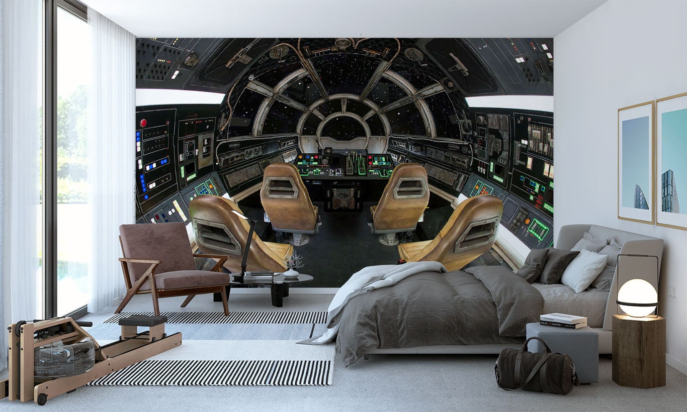 The Light Side Wallpaper Mural Custom Made Wallpaper for Any - Etsy UK