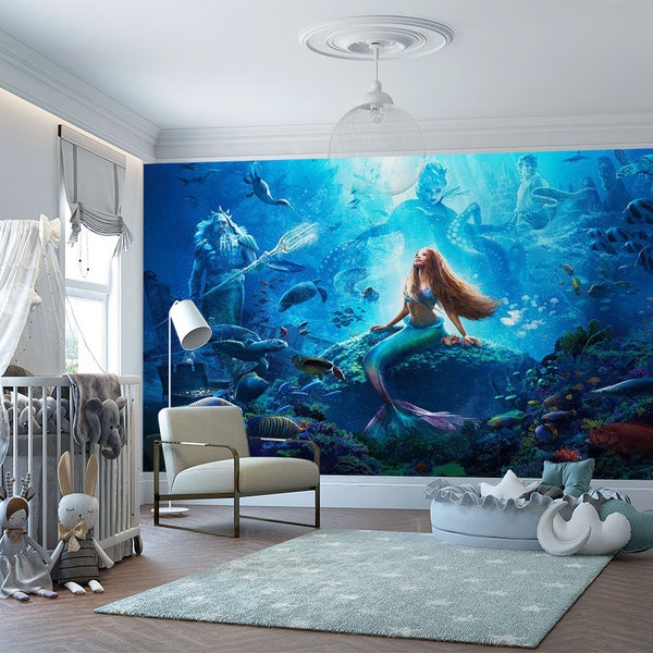 Mermaid Wallpaper - Etsy