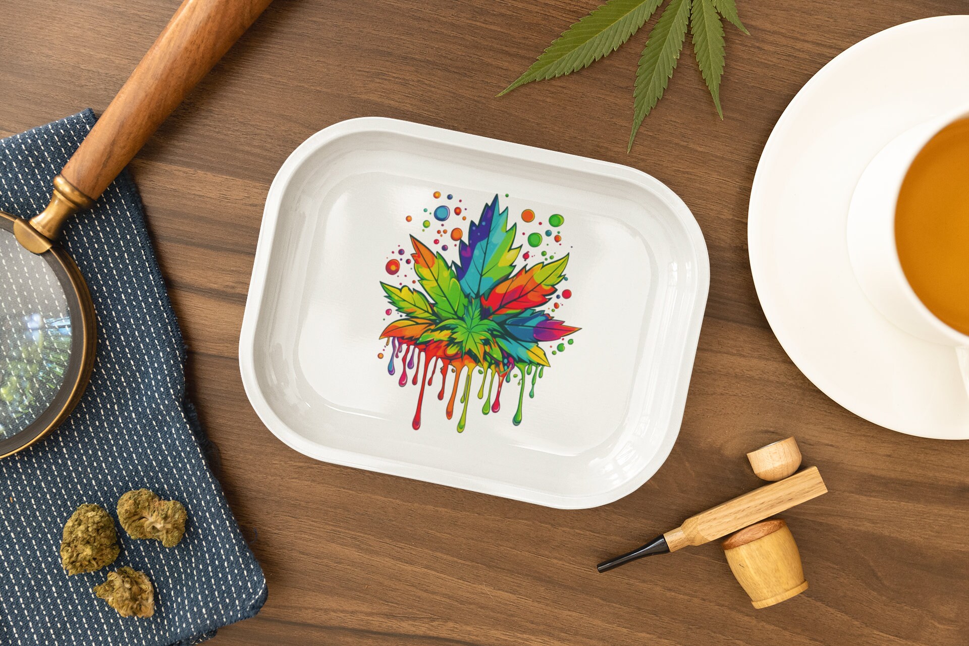 Colorful Weed Leaf PNG Digital Download, 420 SVG Design for Print ...