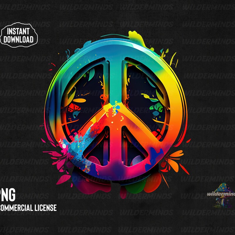 Peace Sign Print - Etsy