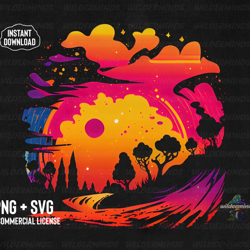 Sunset Silhouettes - Etsy