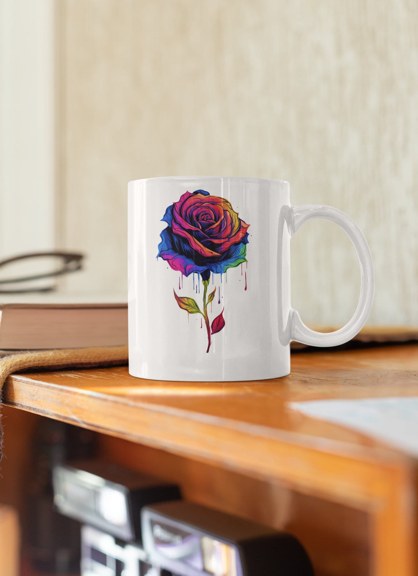 Trippy Rose T Shirt Design Sublimation Download PNG and SVG Included ...