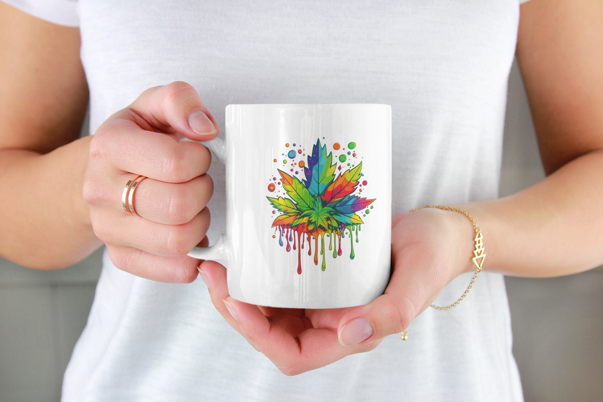 Colorful Weed Leaf PNG Digital Download, 420 SVG Design for Print ...