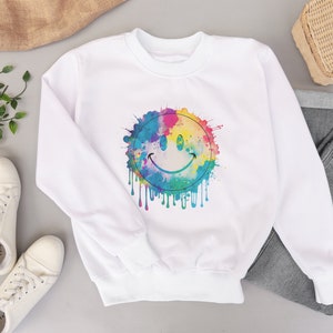 Tie Dye Hippie Smiley Design PNG Instant Download, Tie Dye Smiley Print ...