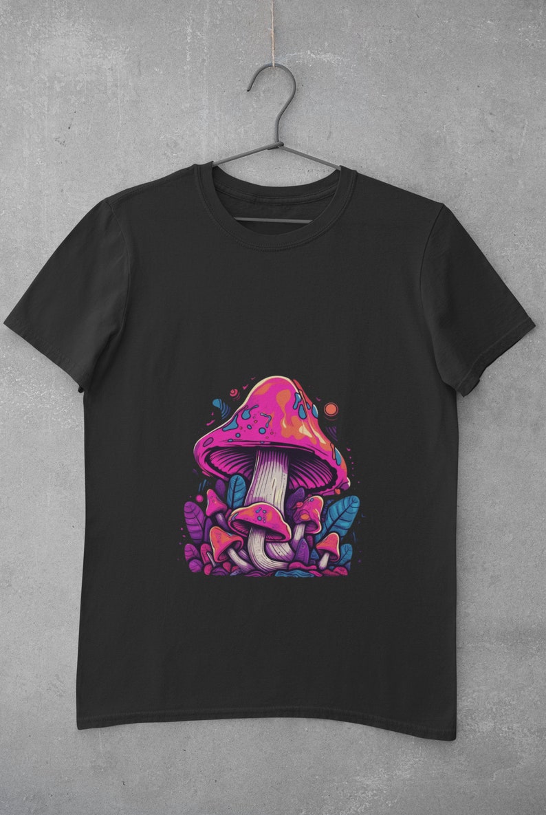 Pink Mushroom Clipart: Vector SVG, PNG Graphic Design (digital Download ...