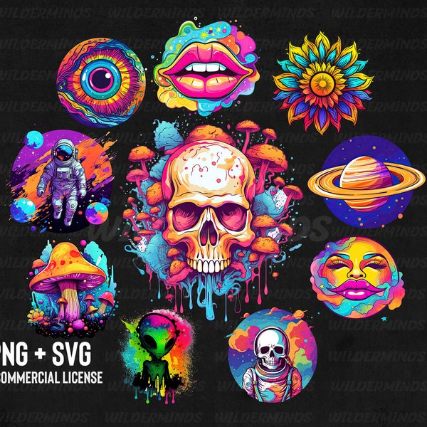 Psychedelic Logo - Etsy