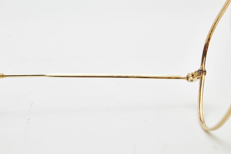 Man's Vintage Sunglasses 80s /ALGHA 20 DUBAR Gold Plated / Frame Metal ...