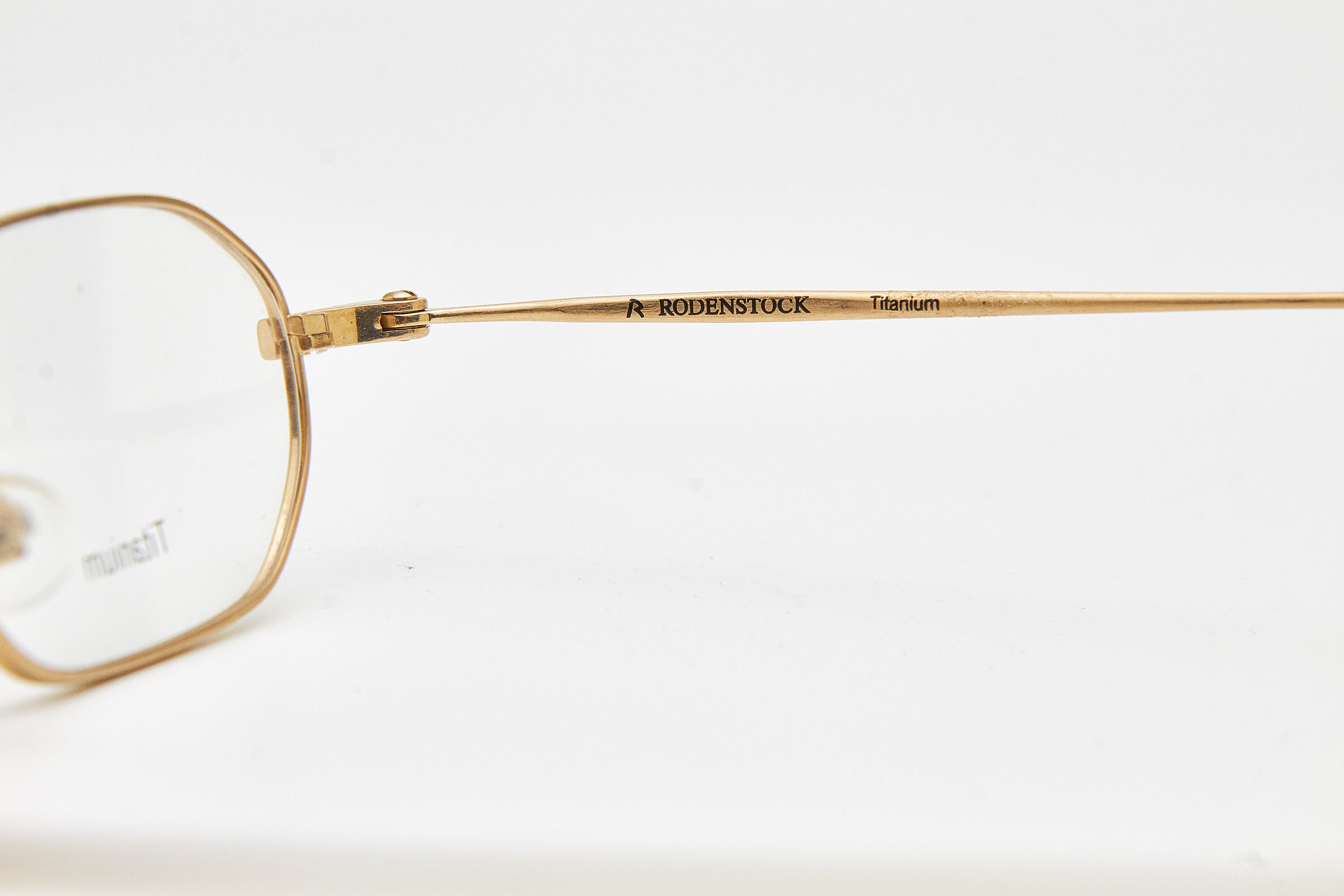1990s Vintage RODENSTOCK Eyeglasses R4291,gold Glasses,oval Gold ...