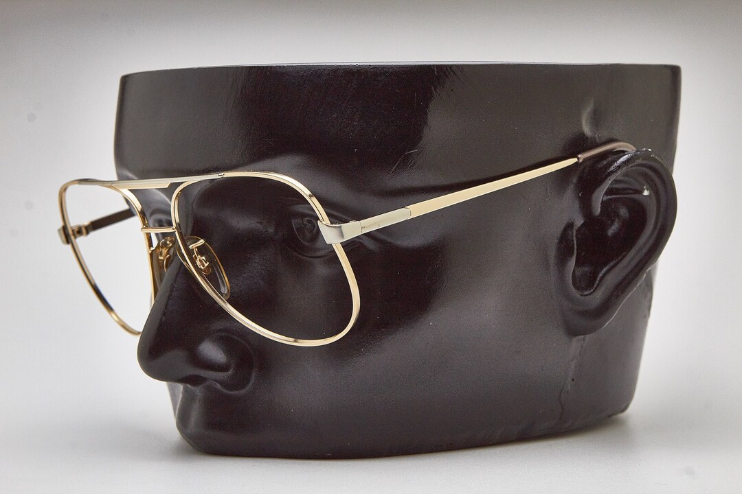 Pierre Daniel Gold Aviator Eyeglasses, 80s Vintage Italian Specs - Etsy