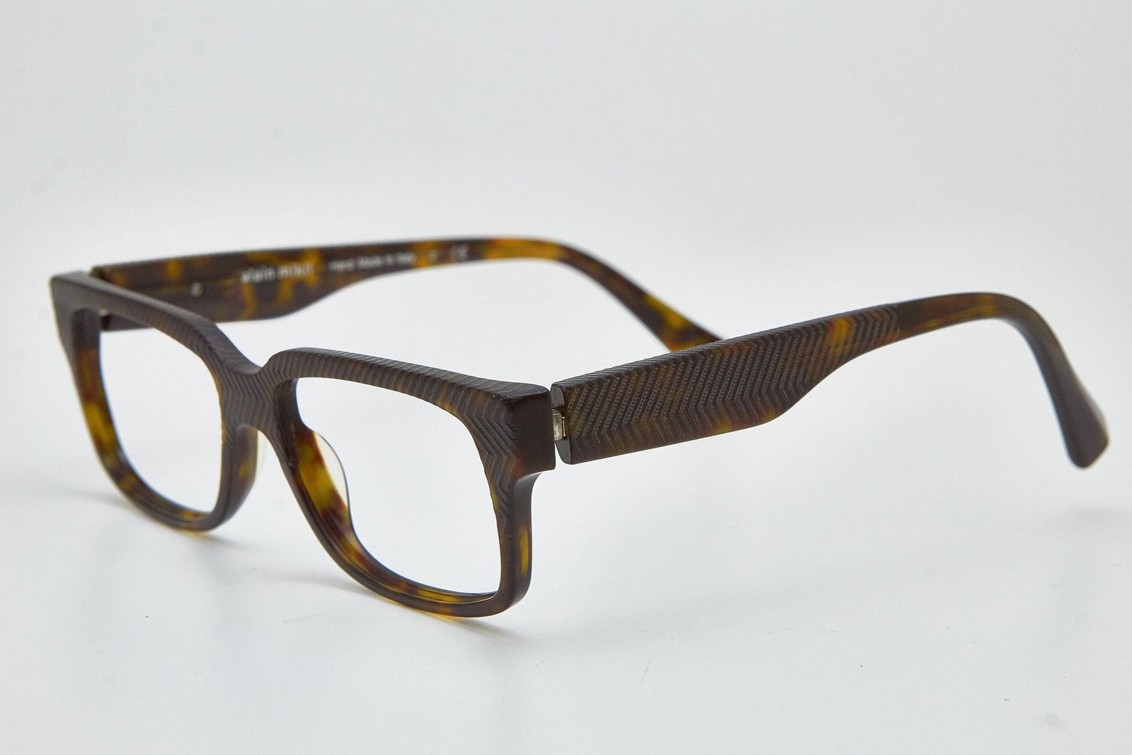 Brown Chunky Eyeglasses ALAIN MIKLI Eyewear/narrow Eyeglasses/brown ...