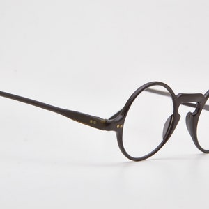 Vintage Eye Glasses 1920s/no Name /black Eyeglasses Round ,round ...