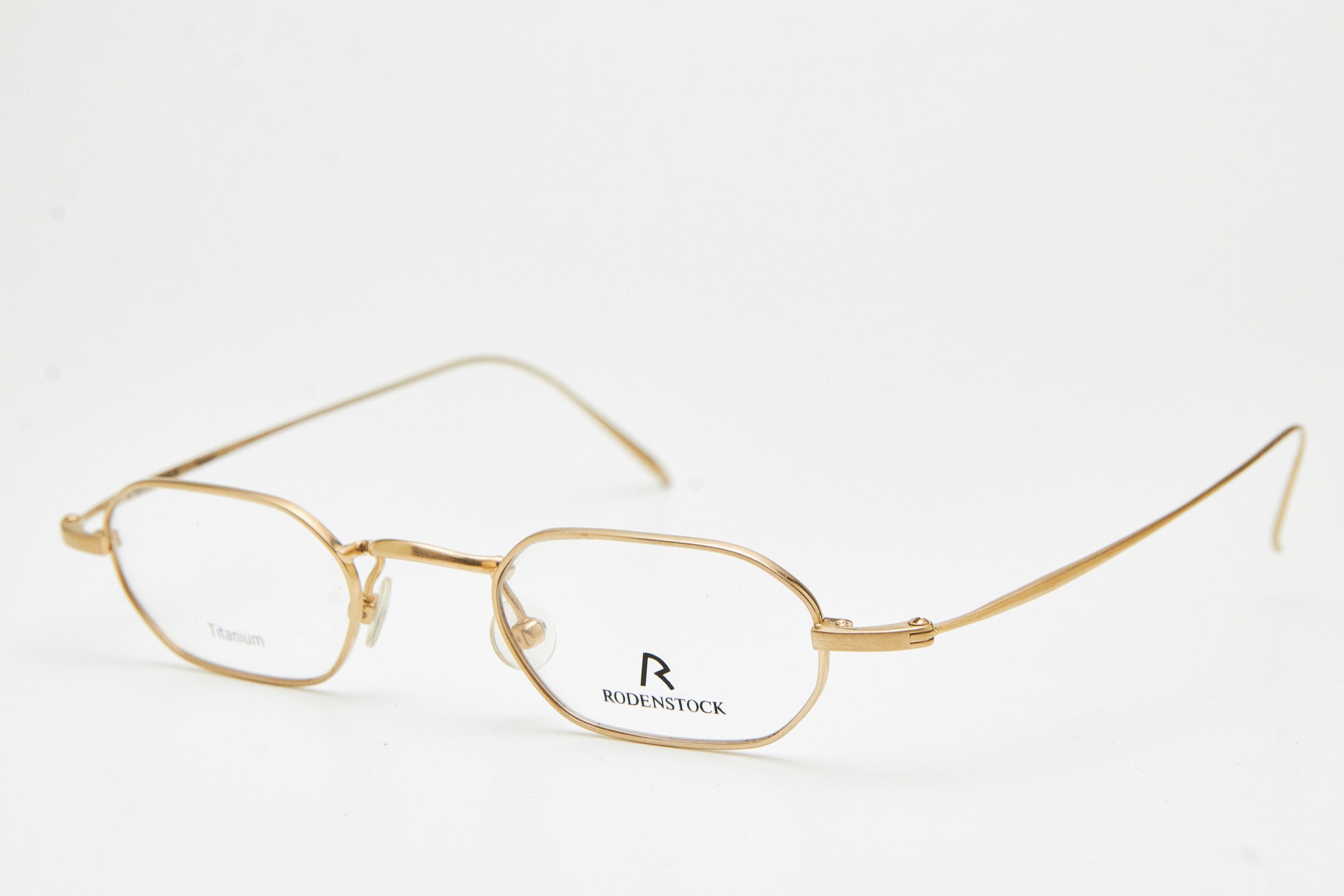 1990s Vintage RODENSTOCK Eyeglasses R4291,gold Glasses,oval Gold ...