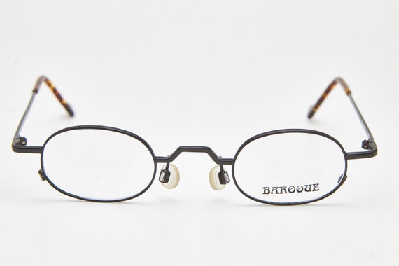2000s vintage BAROOUE eyeglasses 4293,black eyeglasse… - Gem