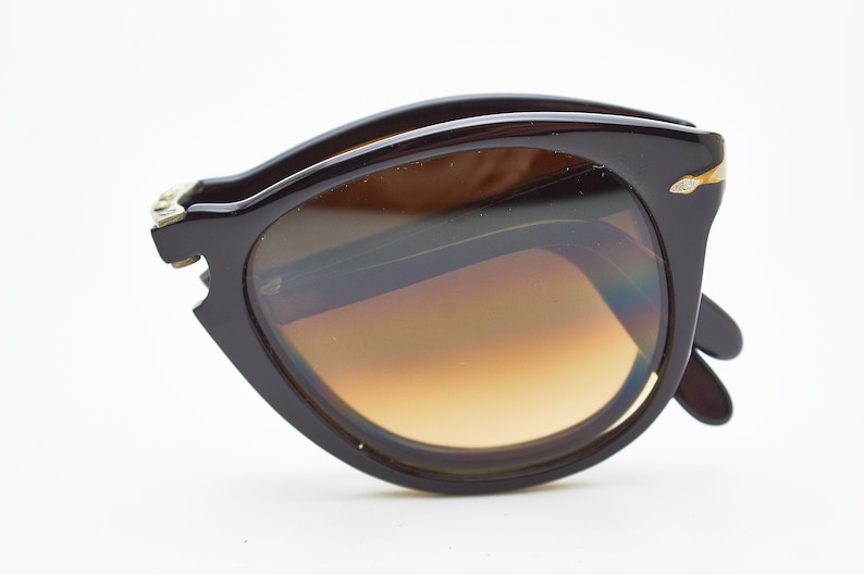 Vintage Man Sunglasses by PERSOL RATTI 714/N Black From 196 Eyewear ...