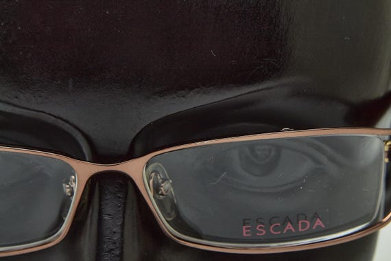 2000s vintage ESCADA red slim rectangular shades,narr… - Gem