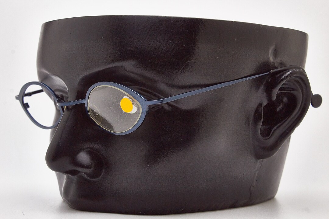 Eye Glasses Frames THEO LEO Pure TITANIUM Blue and Black Eyewear ...