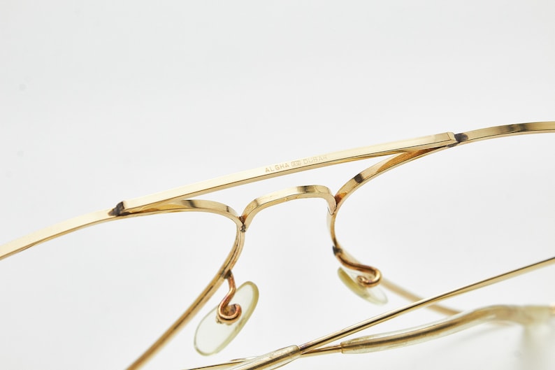 Man's Vintage Sunglasses 80s /ALGHA 20 DUBAR Gold Plated / - Etsy