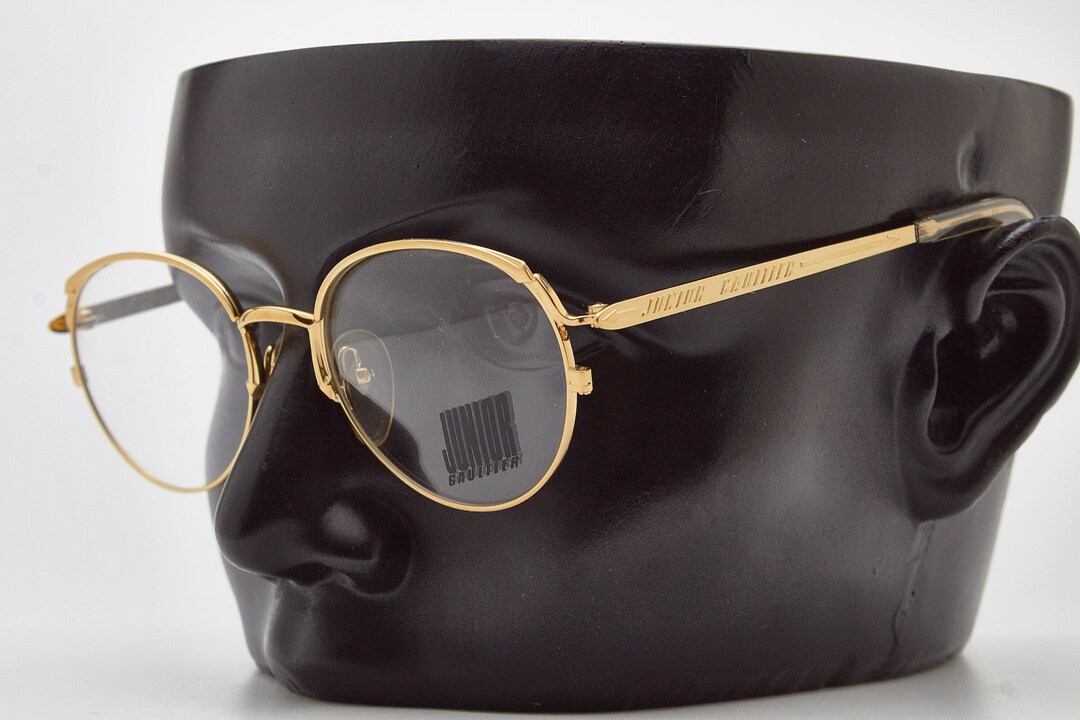 Steampunk Goggles · Jean paul gaultier JPG 1990s Round Gold Frame ...