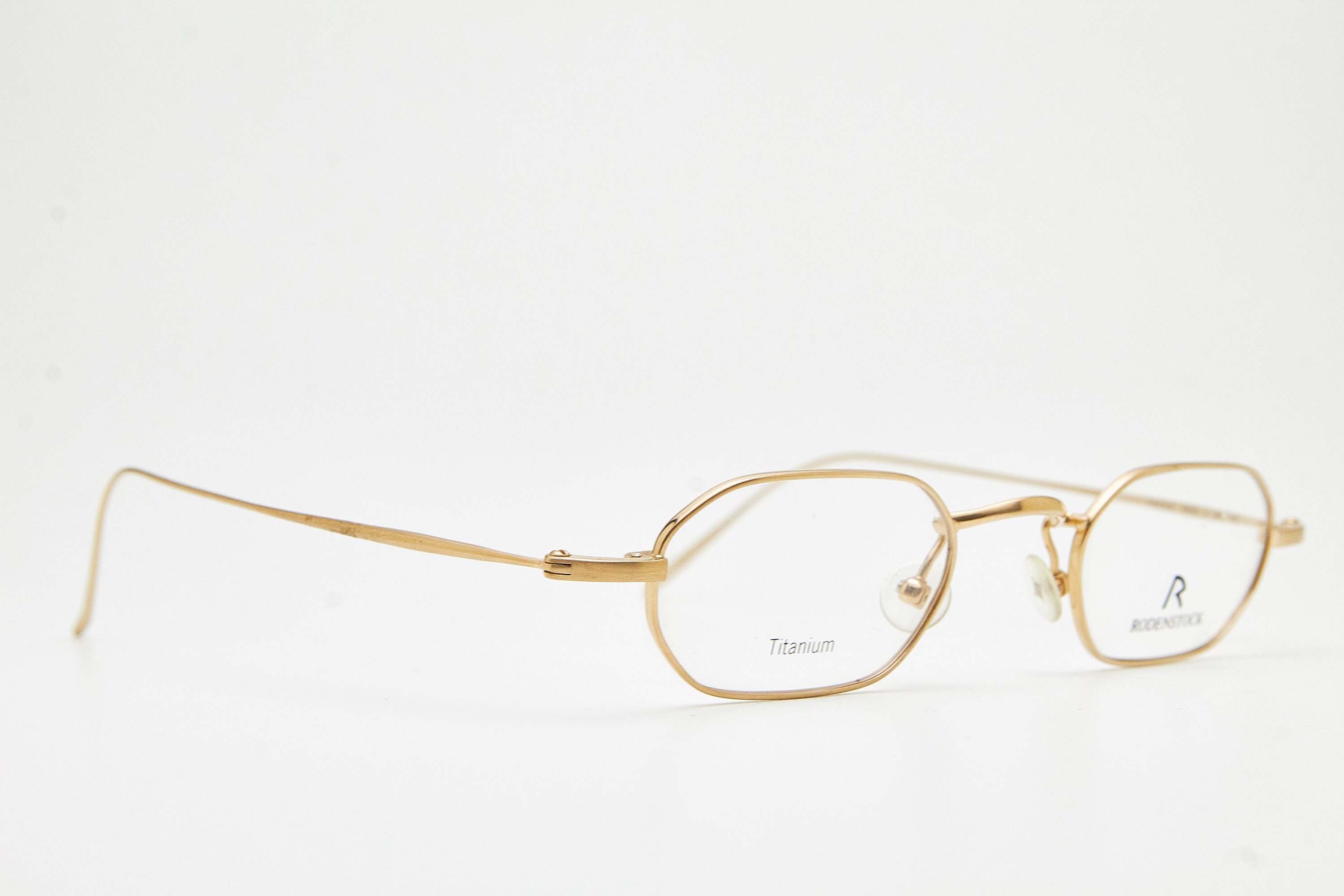 1990s Vintage RODENSTOCK Eyeglasses R4291,gold Glasses,oval Gold ...