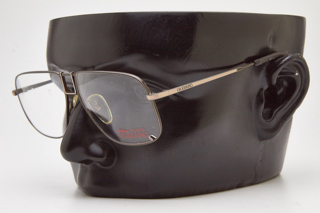 GIUGIARO by NIKON G512 Pilot Oversize Eyeglasses, Aviator Eyewear,vintage Men's 1980s Sunglasses ...