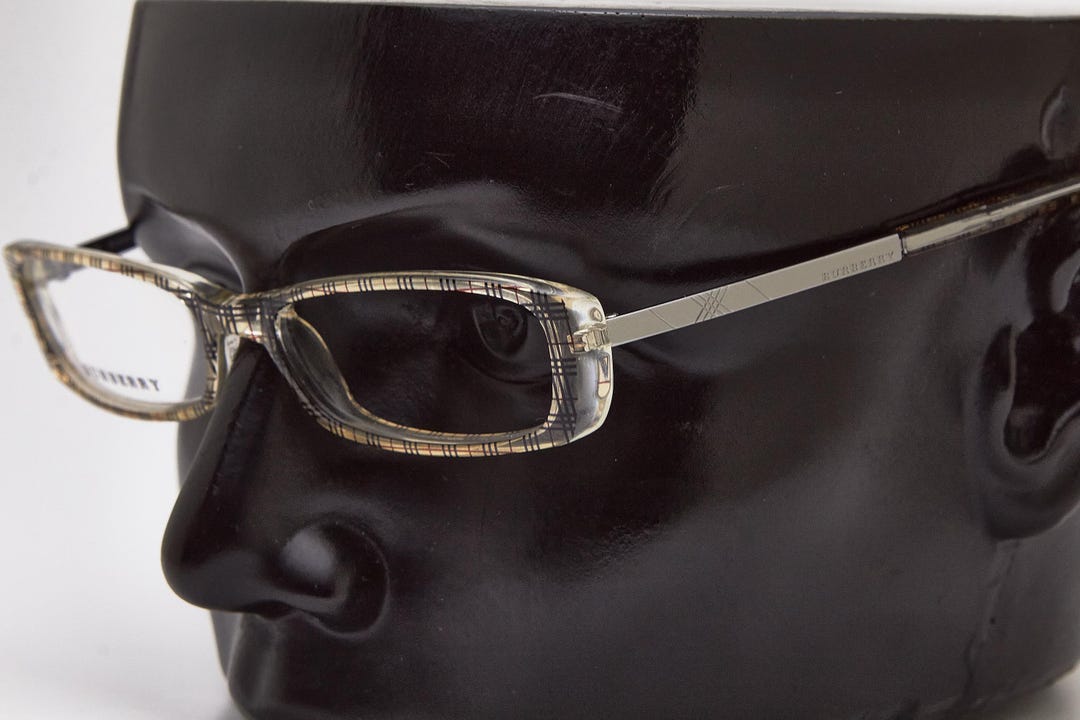 2000s Vintage BERBERRY B8943 Eyeglasses,slim Rectangular Shades,narrow ...