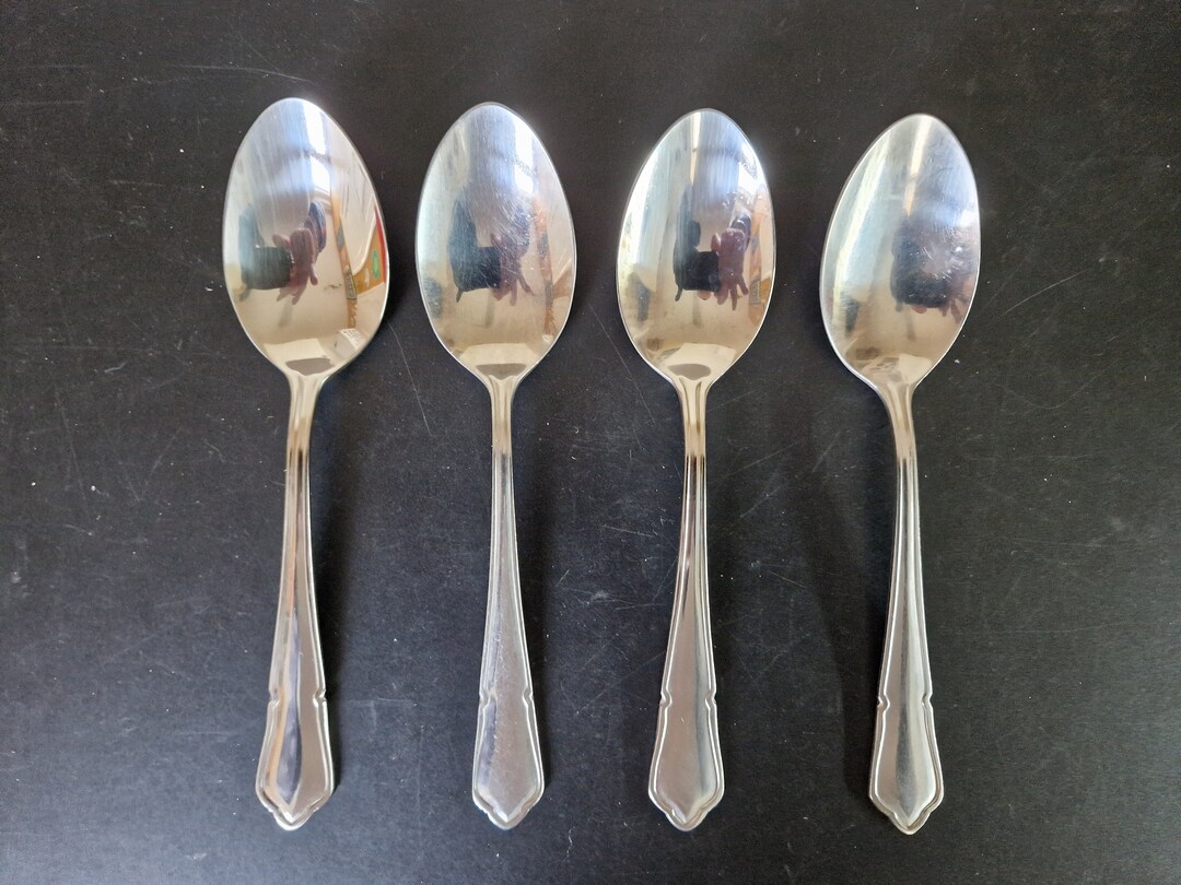 Vintage Set of Dubarry Pattern Spoons X 4 - 7.25 Inches - Etsy